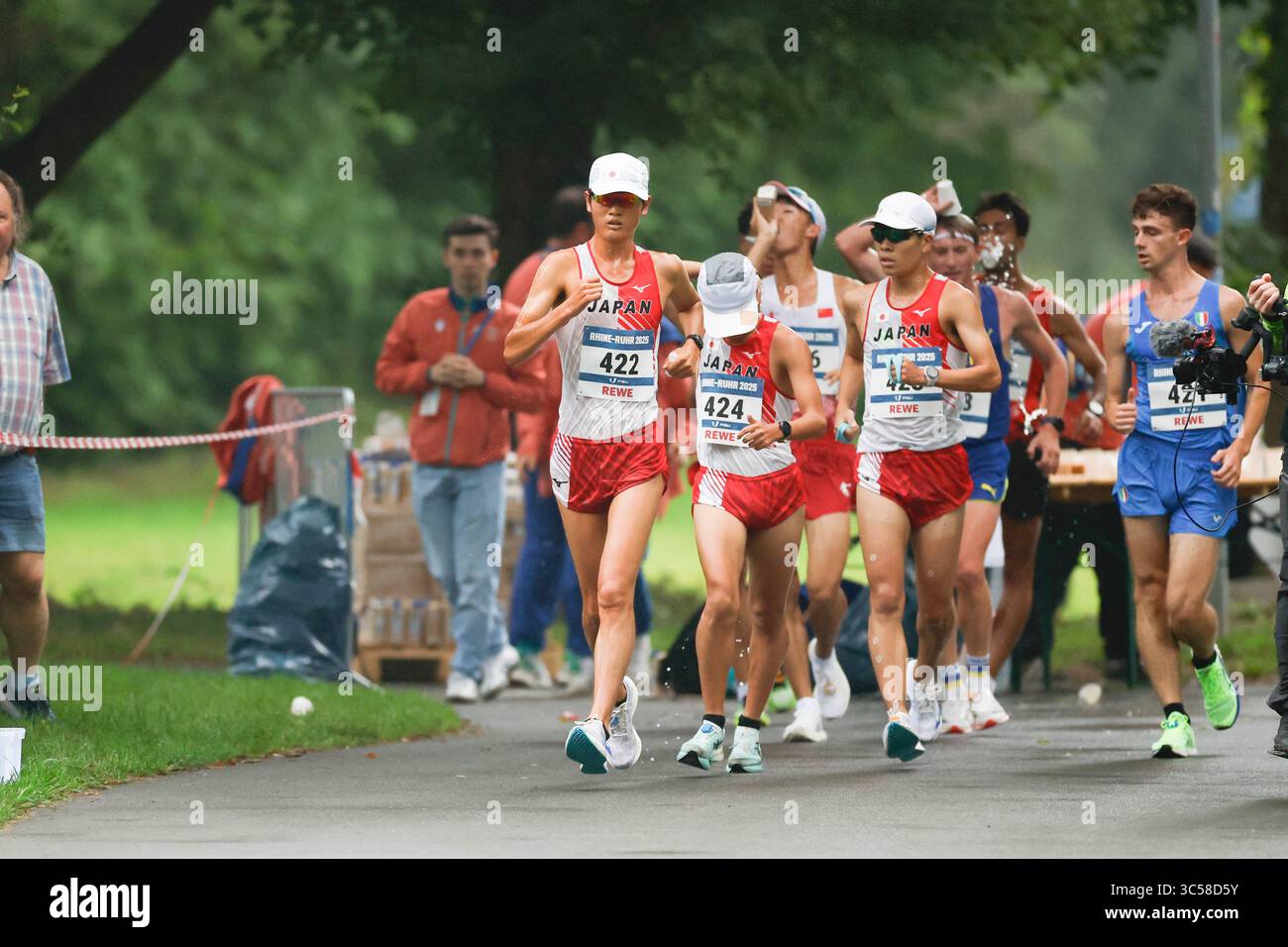 L-R Keisuke Hara, Taisei Yoshizako(JPN), JULY 27, 2025 - Athletics : Rhine-Ruhr 2025 FISU World ...