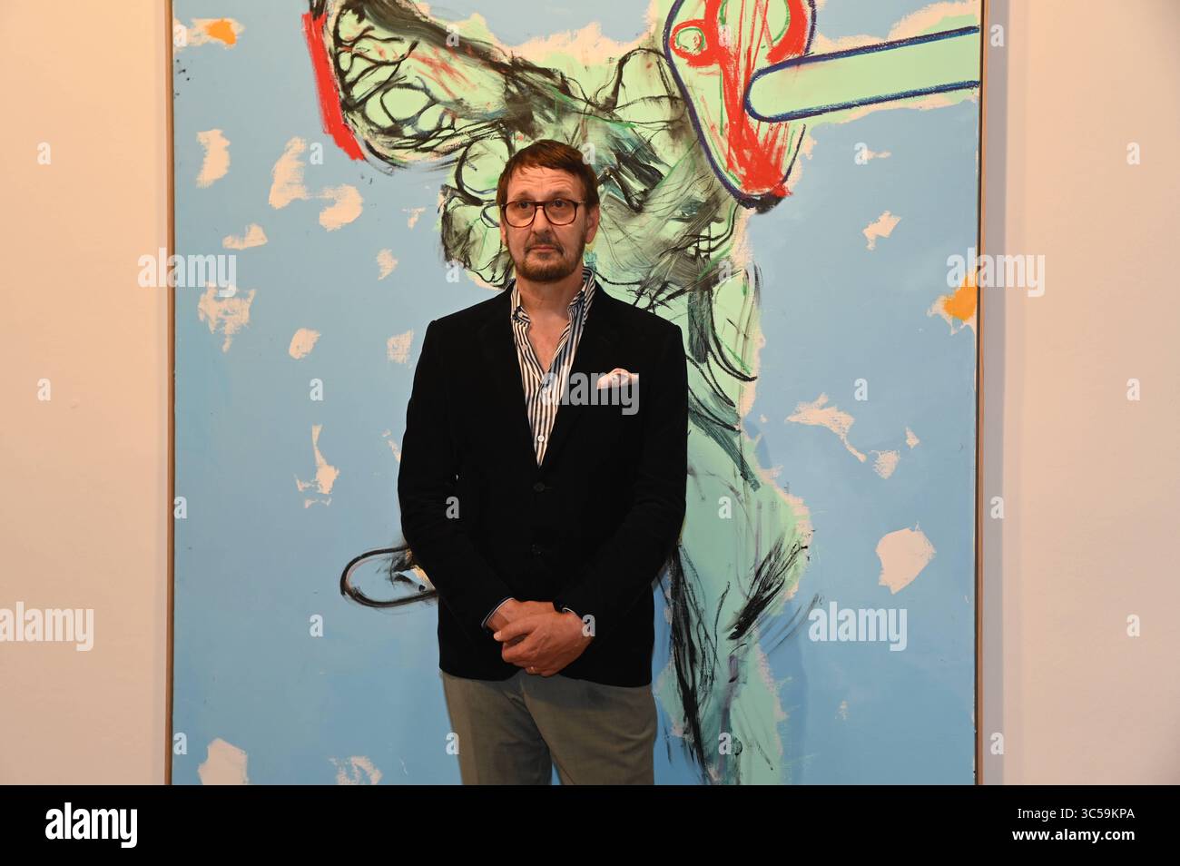 Daniel Richter, Mit elben Birnen, Vernissage, Galerie Ropac, 2025 ...