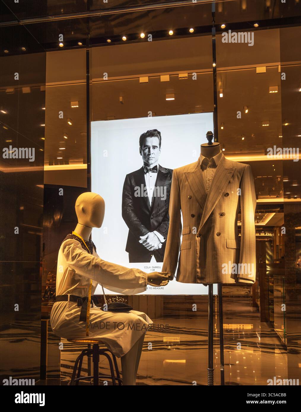 Dolce & Gabbana window display featuring actor Colin Farrell, 6-8 Old ...