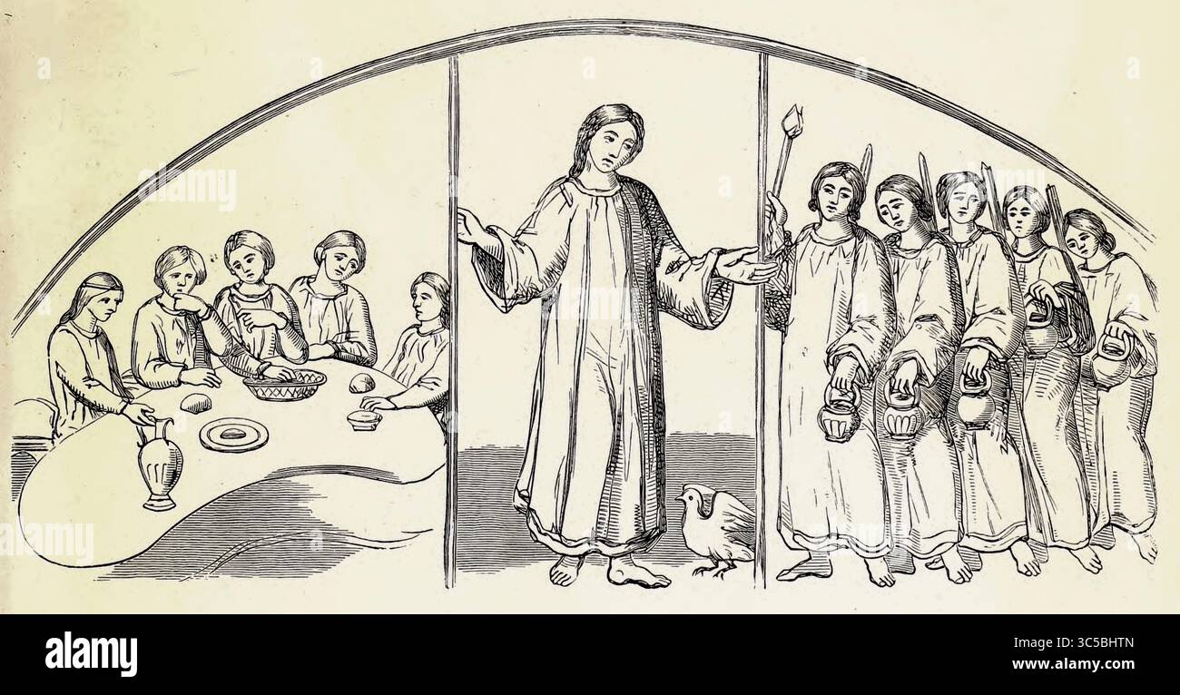 Parable wise virgins christ hi-res stock photography and images - Alamy