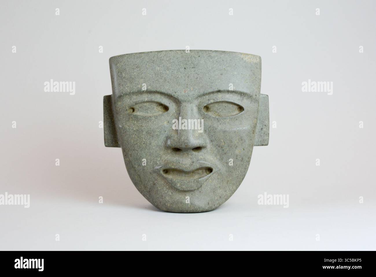 Ancient Pre-Columbian Art: Teotihuacan Stone Mask from Mexico Stock ...