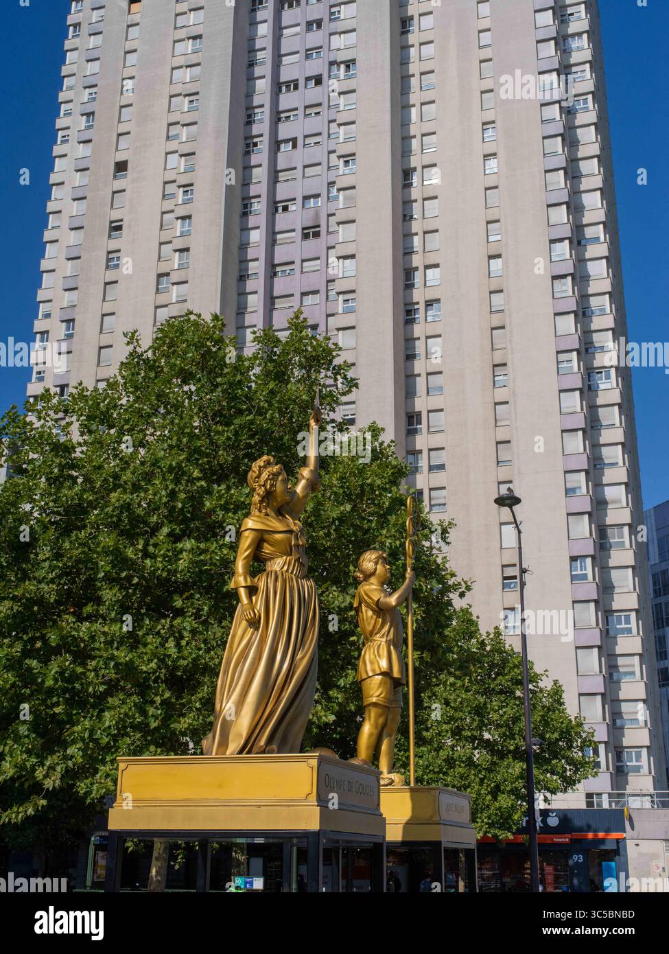 Olympe de Gouges and Alice Milliat. The ten statues of women featured ...