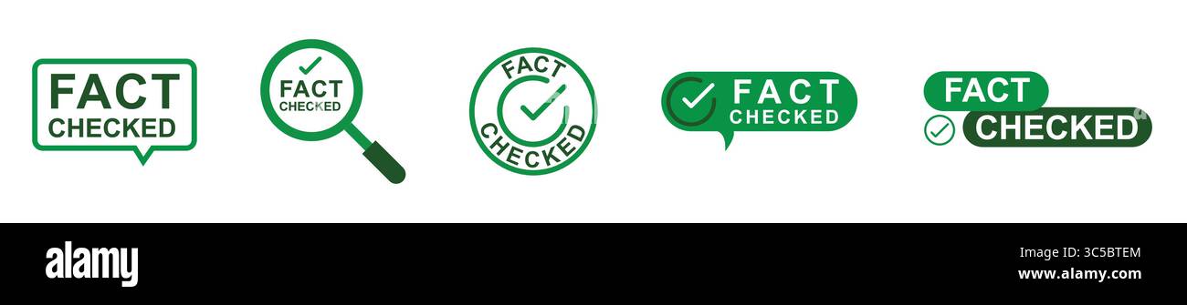 Truth verification Stock Vector Images - Alamy