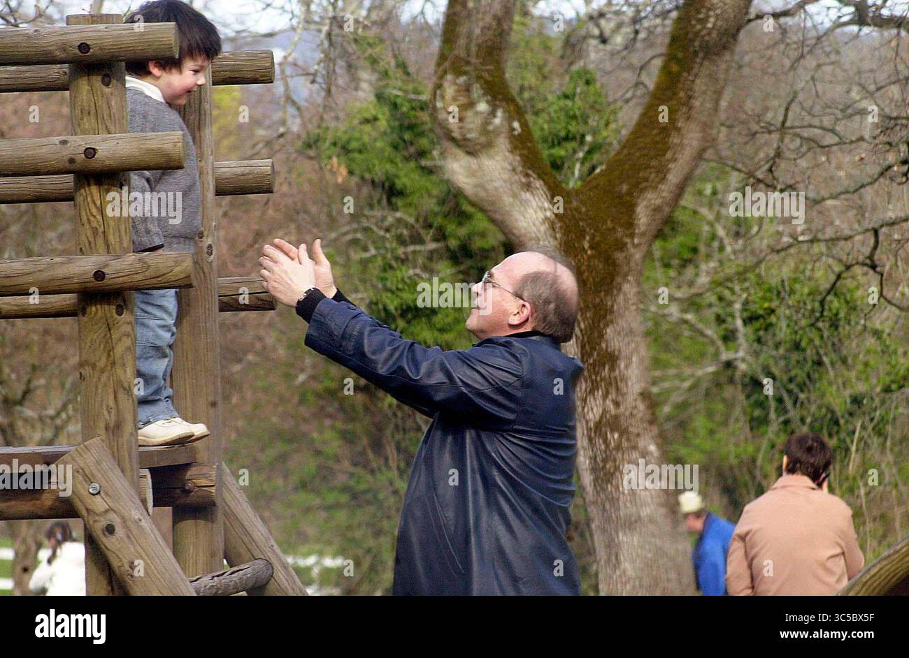 a father taking care of his infant child, paternity leave father with ...