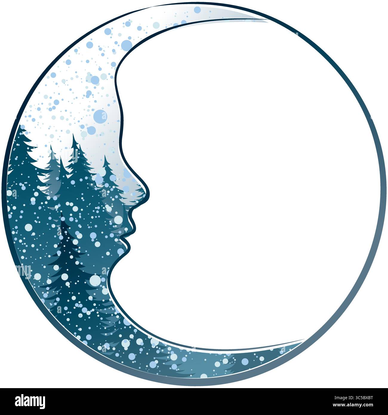 Night month Cut Out Stock Images & Pictures - Alamy