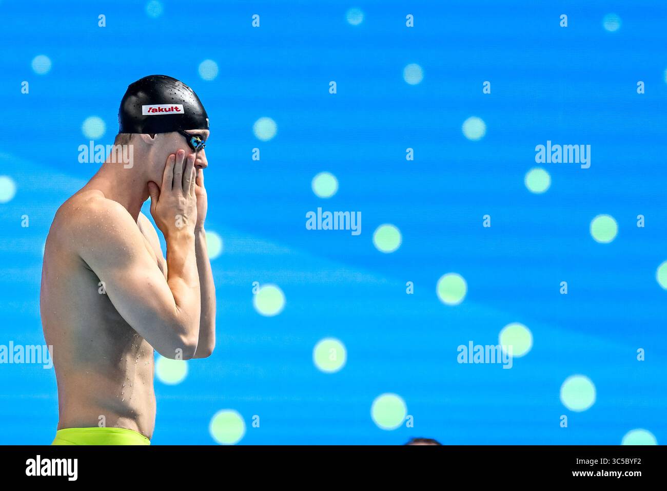 Andrei Minakov Independent athlete of Russia prepares to compete in the ...