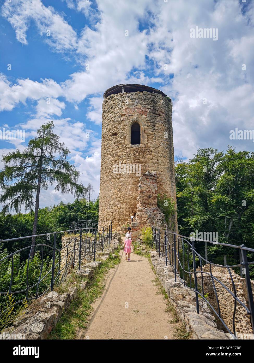 Walking path medieval ruins hi-res stock photography and images - Alamy
