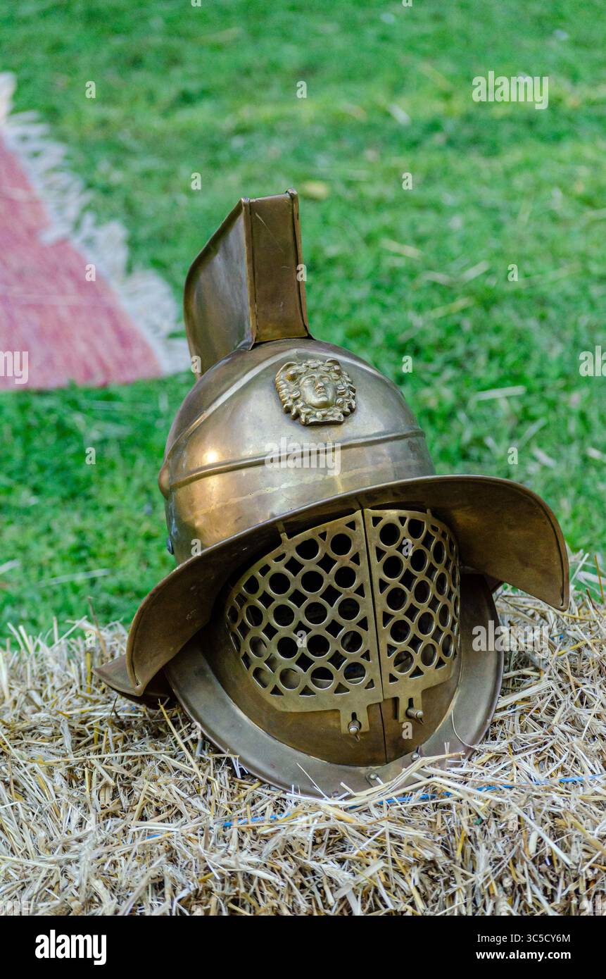 Roman gladiator retiarius close up hi-res stock photography and images ...