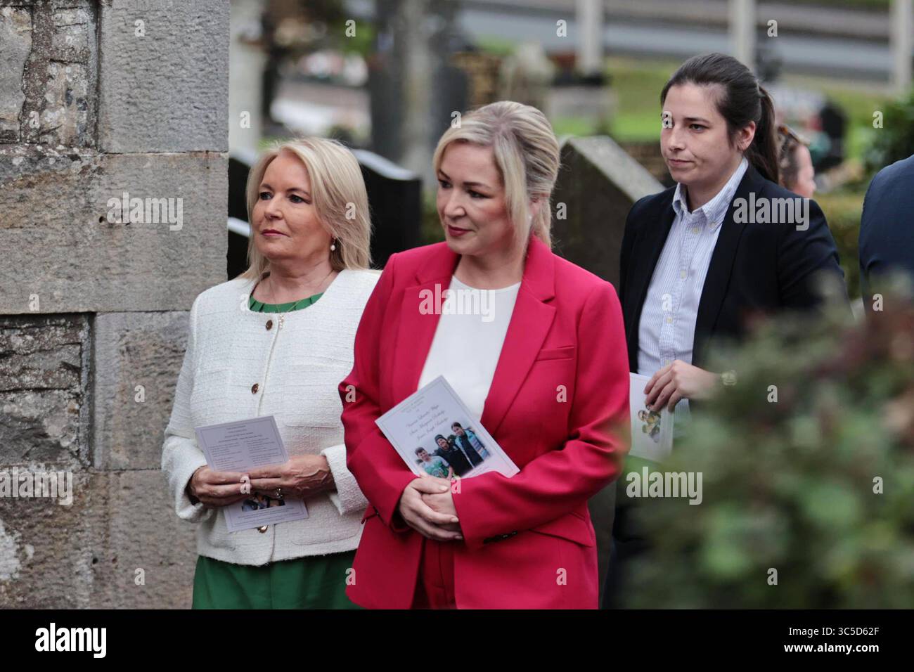 (left to right) Fermanagh and South Tyrone MP Pat Cullen, Northern ...