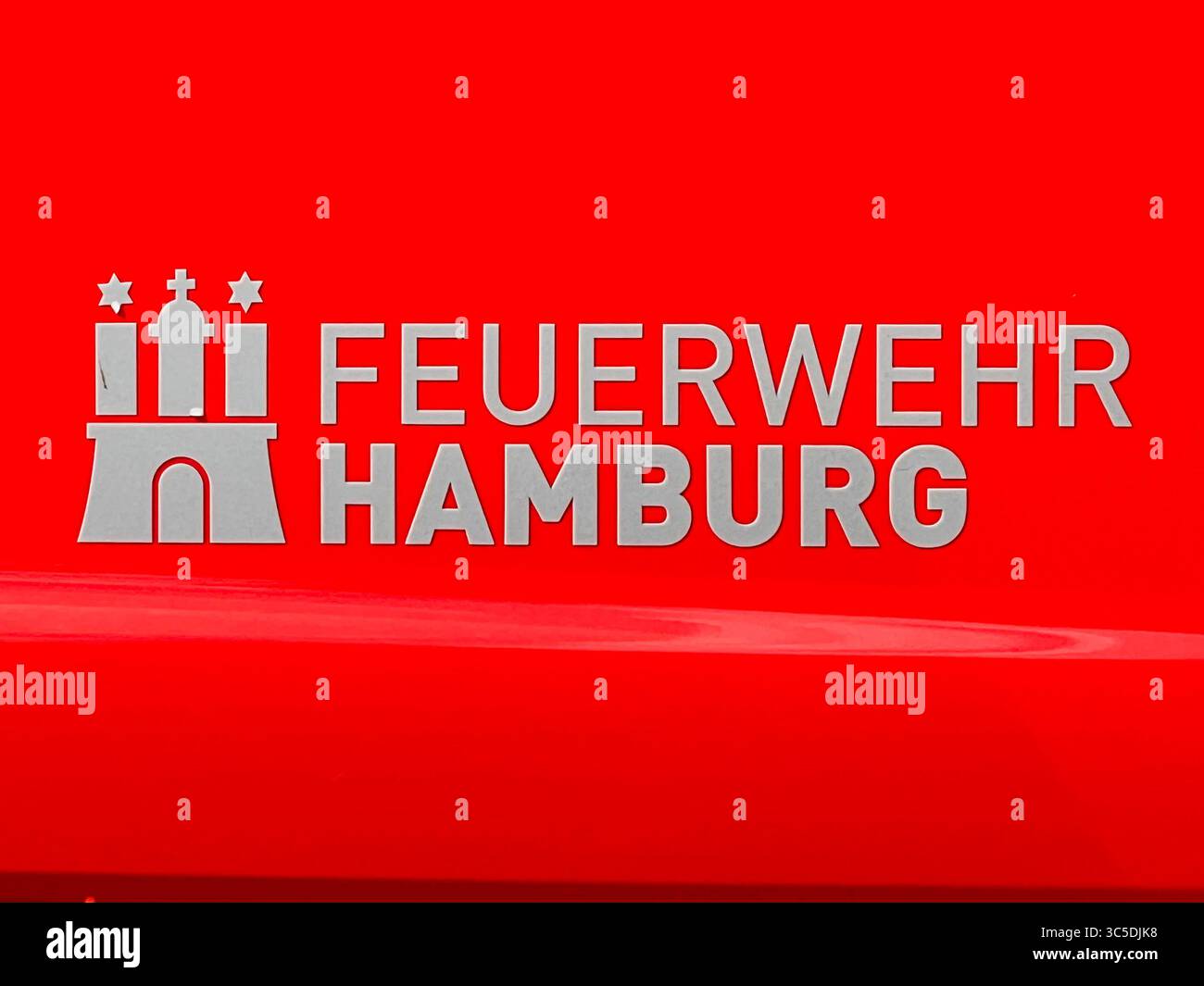 abbs Logo der Hamburger Feuerwehr Aufschrifft Feuerwehr Hamburg an ...