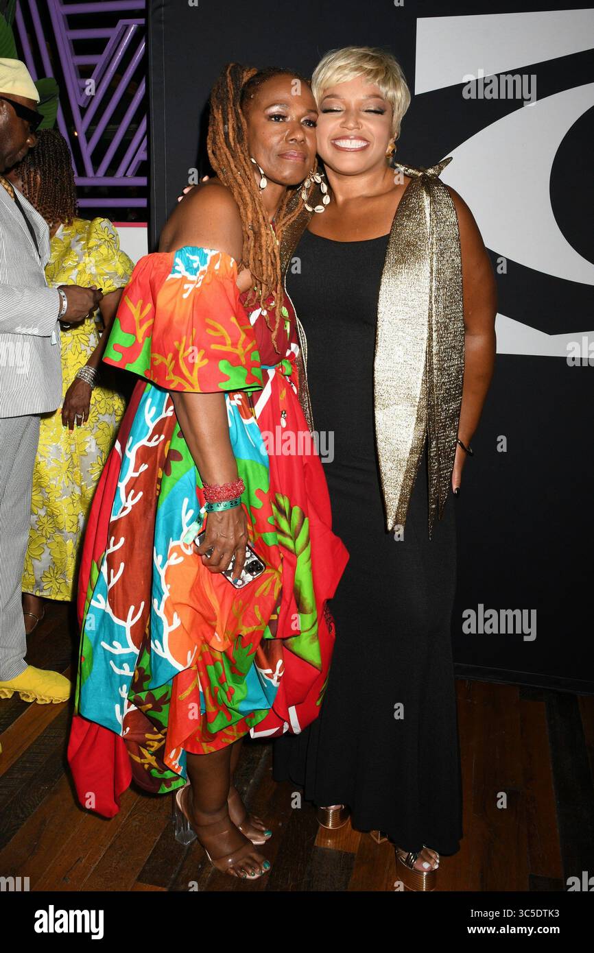 Kecia Lewis, Marisha Wallace in attendance for CABARET AT THE KIT KAT ...