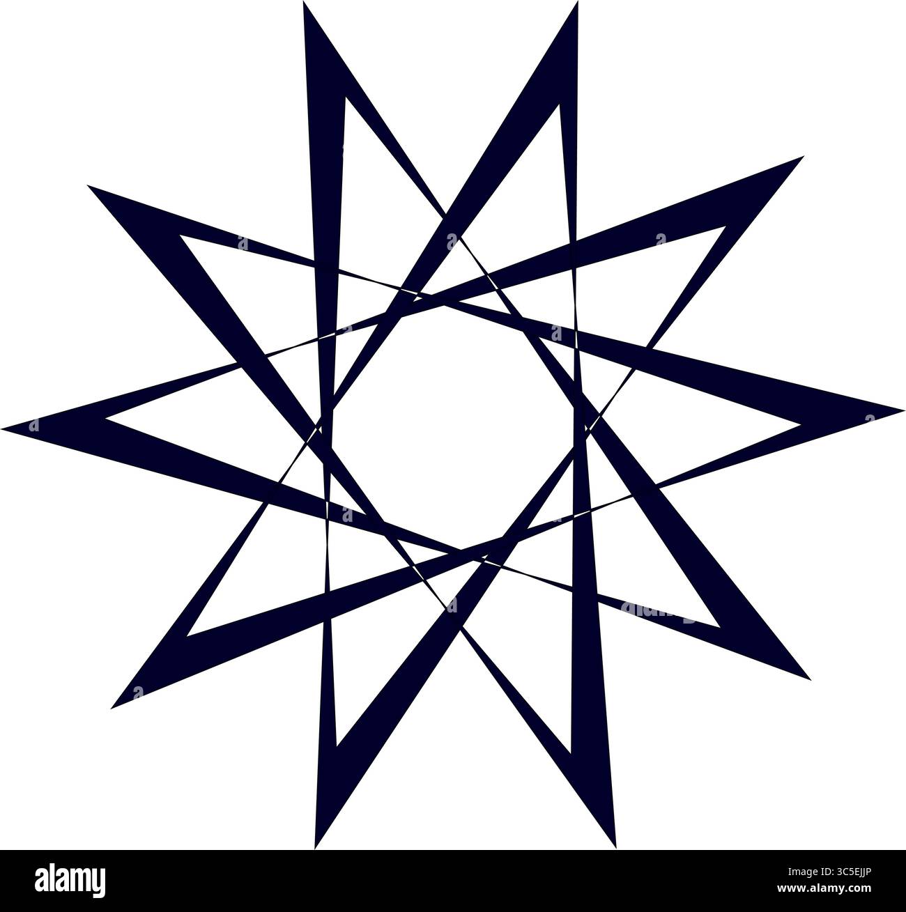 Modern polygon graphic Cut Out Stock Images & Pictures - Alamy