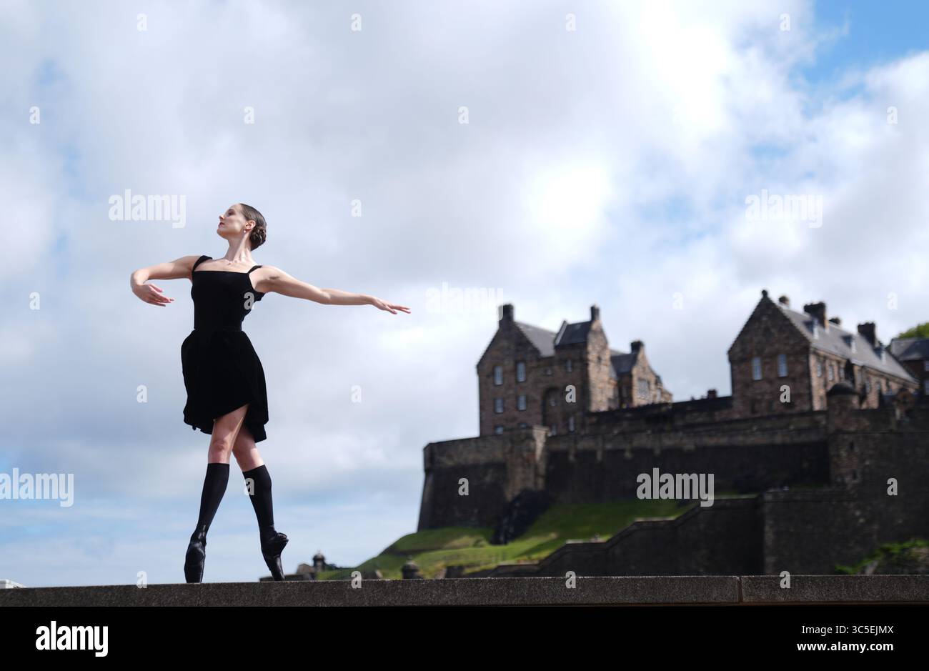 Scottish ballet principal roseanna leney posing as mary, queen of scots ...