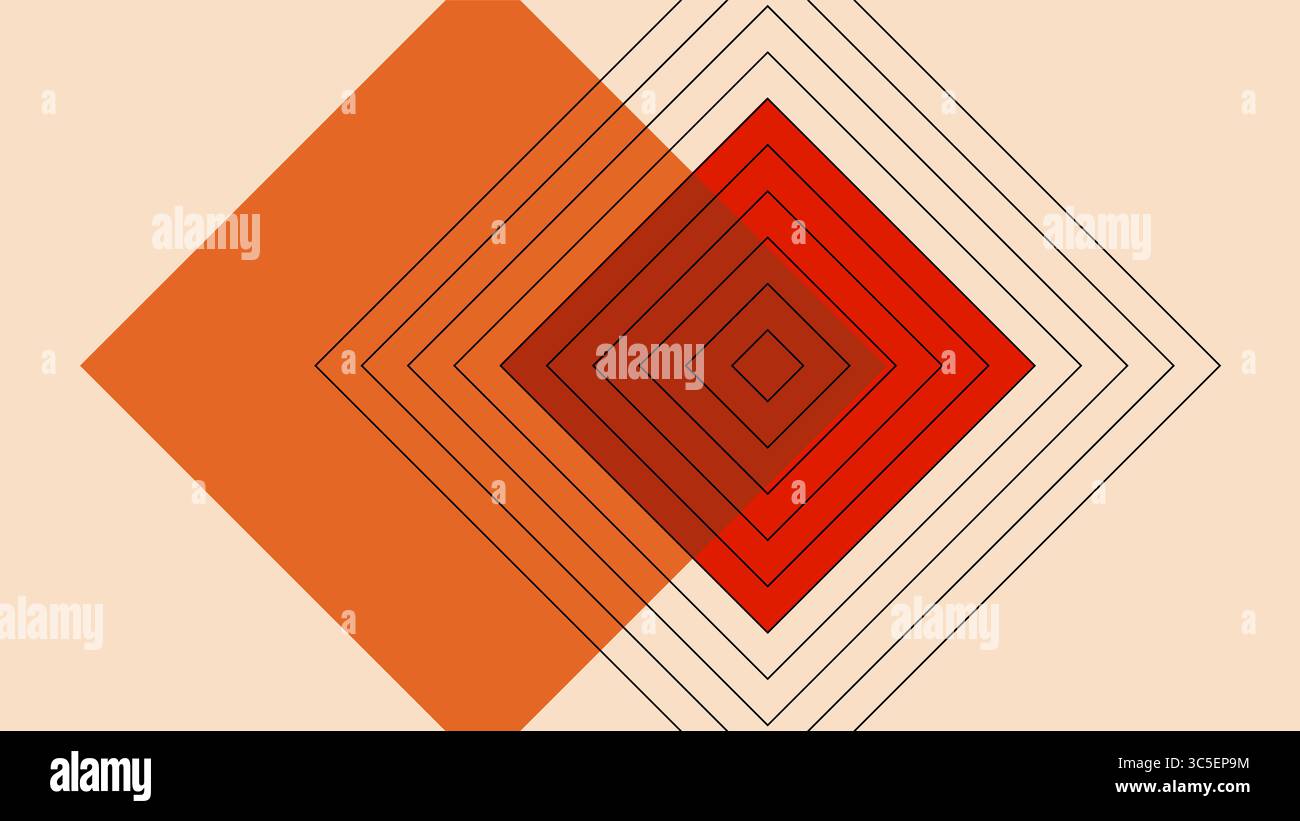 Bold diamond shapes in red hi-res stock photography and images - Alamy