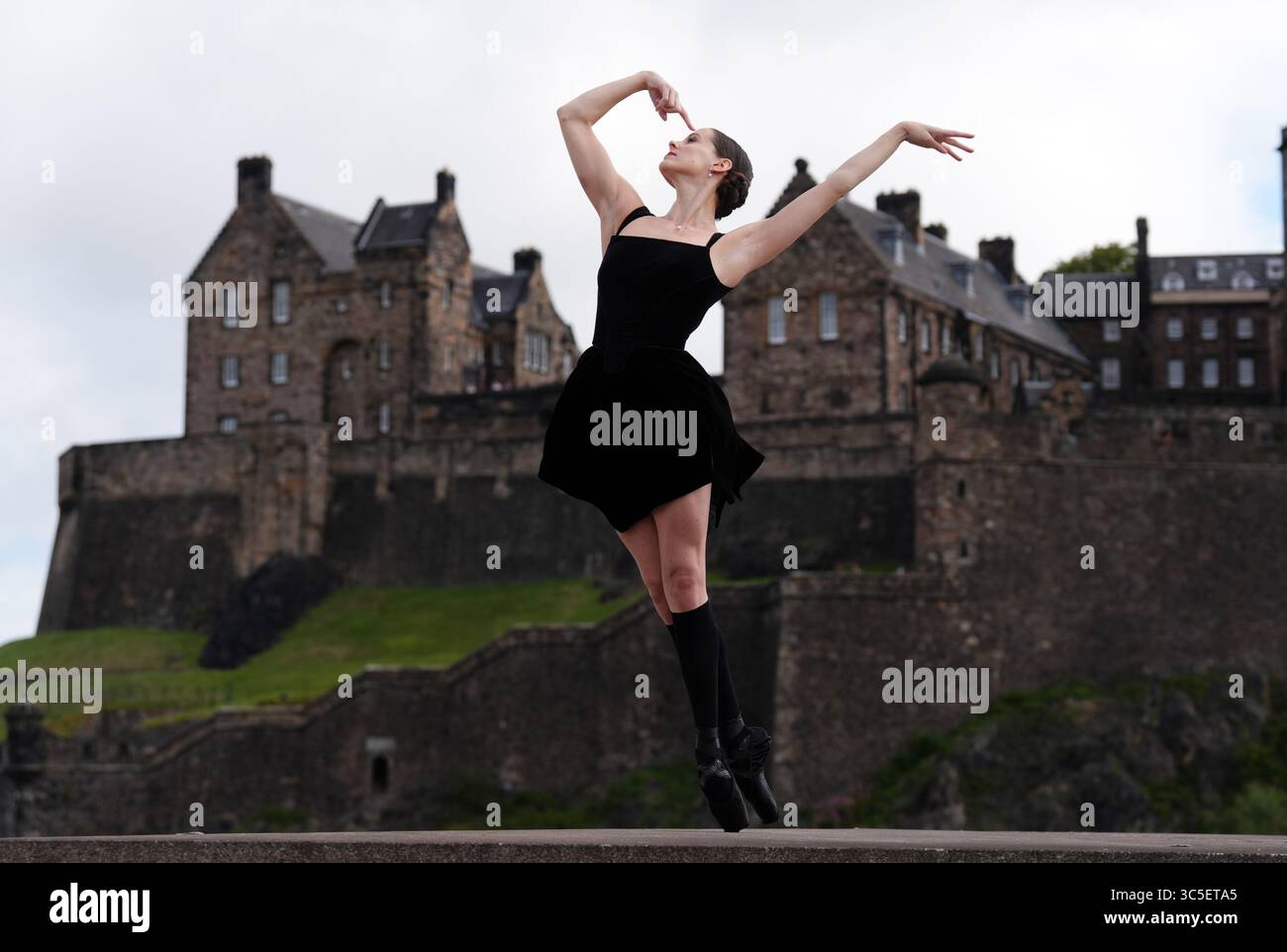 Scottish Ballet principal Roseanna Leney posing as Mary, Queen of Scots ...