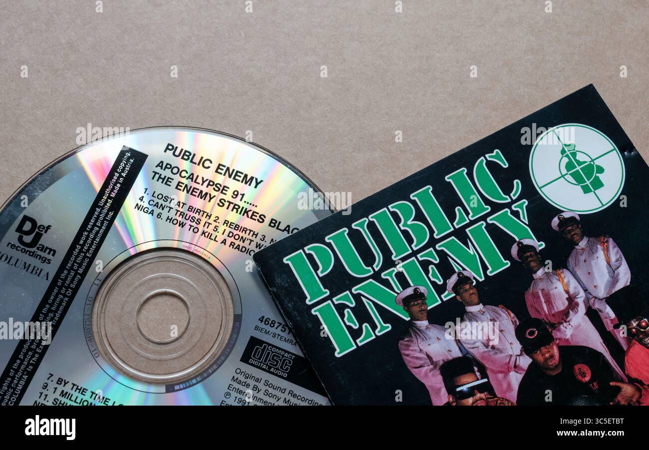 Public Enemy 'Apocalypse 91: The Enemy Strikes Black' CD with album ...