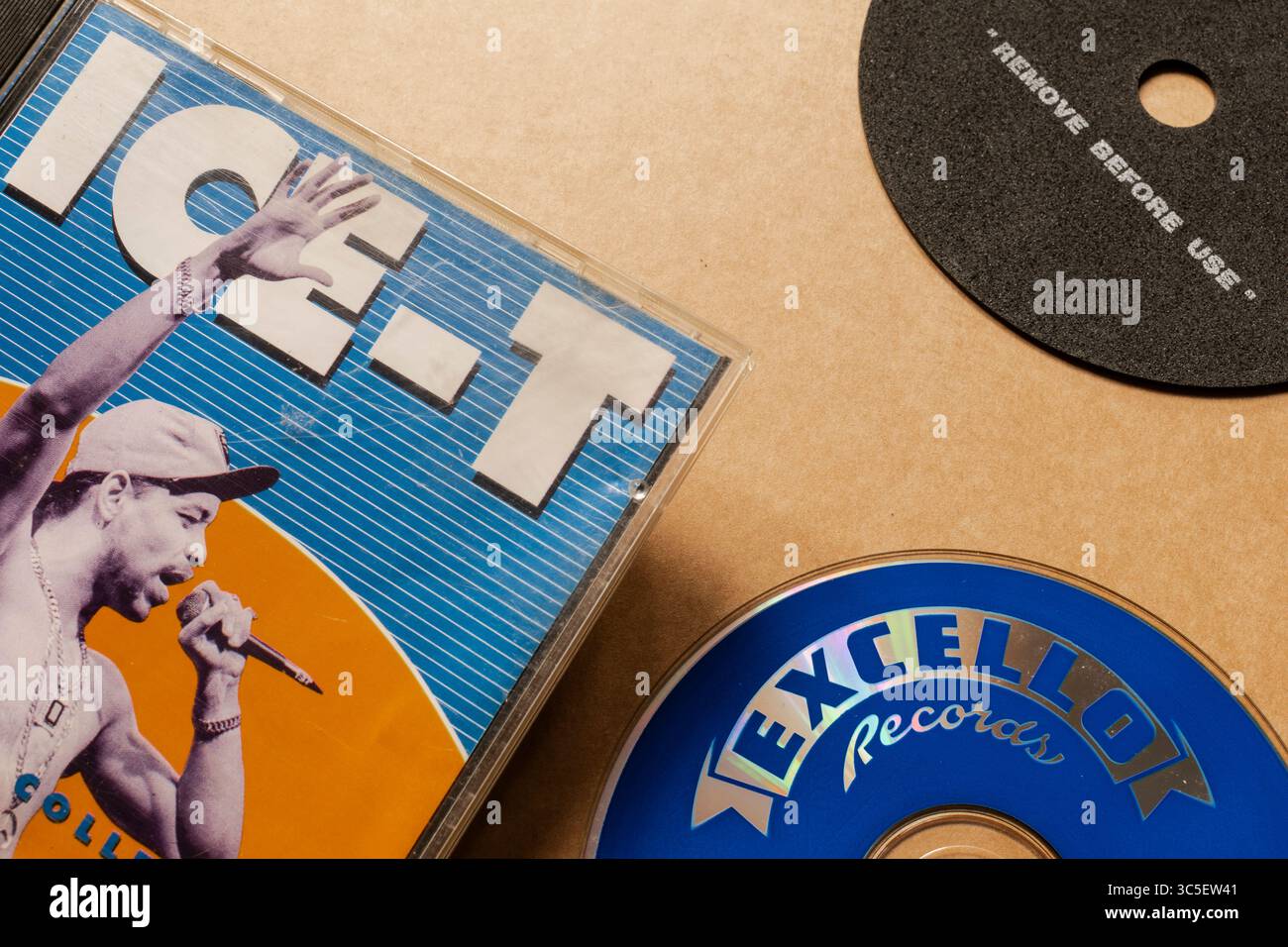 Ice-T The Classic Collection CD with album cover isolated on blank ...