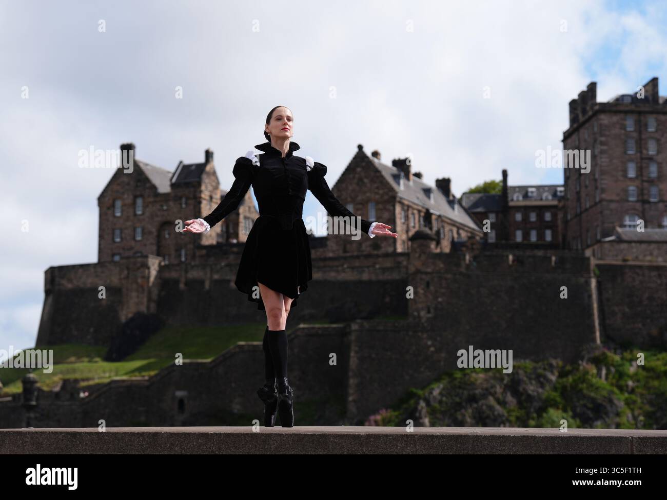 Scottish Ballet principal Roseanna Leney posing as Mary, Queen of Scots ...