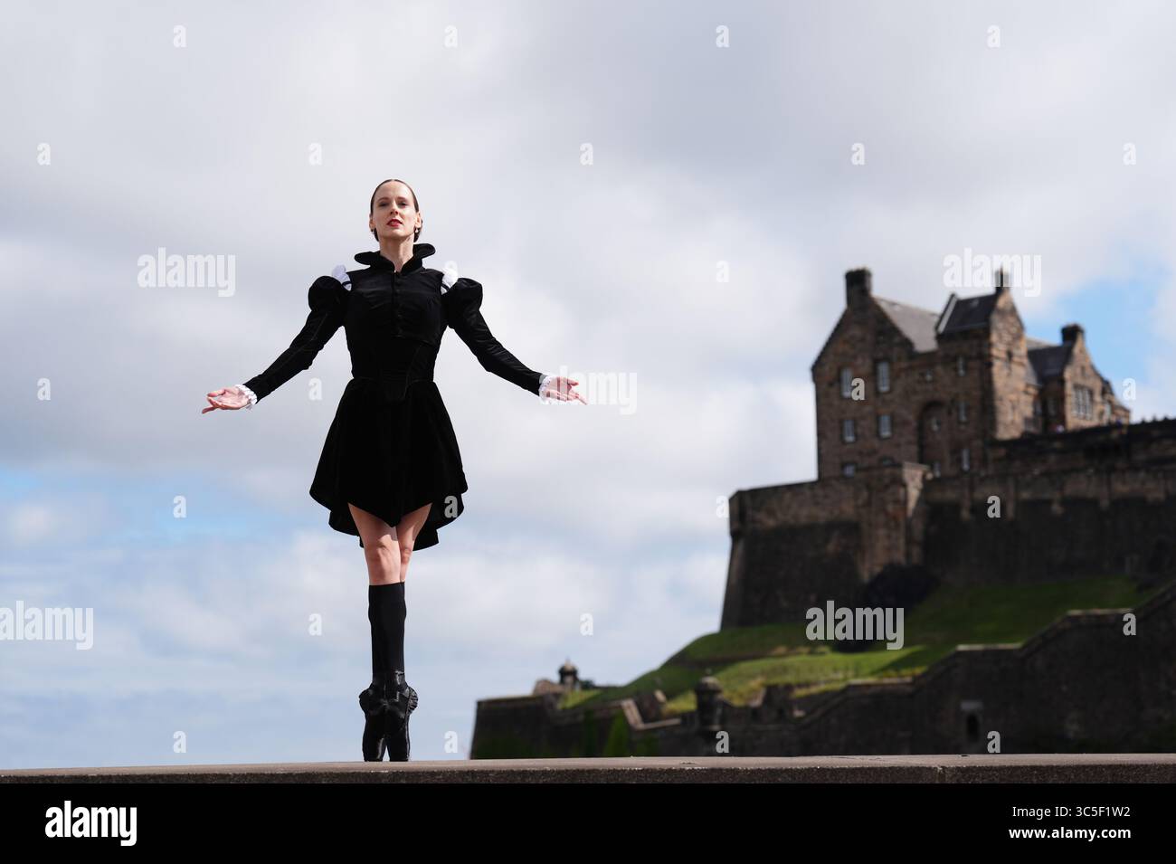 Scottish Ballet principal Roseanna Leney posing as Mary, Queen of Scots ...
