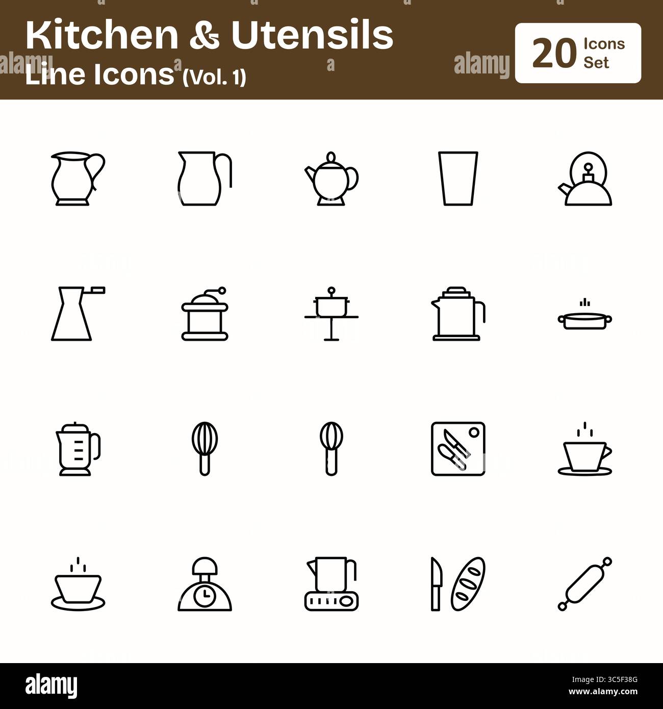 Tools line icons Stock Vector Images - Alamy