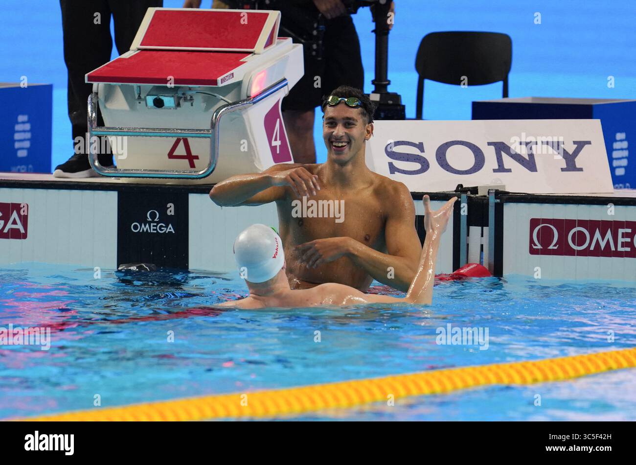 Singapore, Singapore. 30th July, 2025. Tunisian Ahmed Jaouadi, won the ...