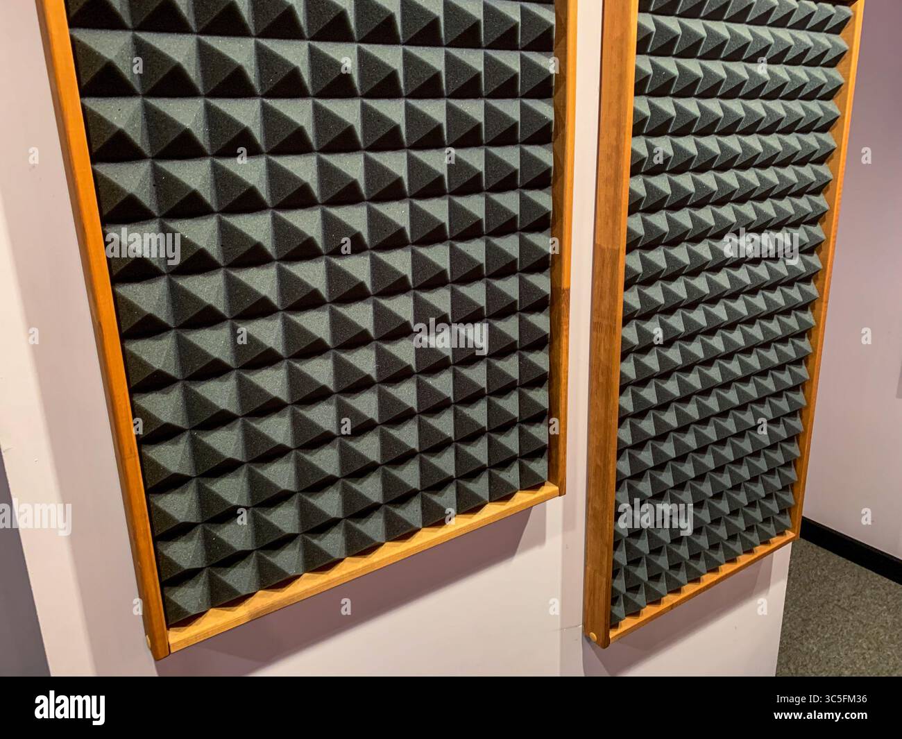 Recording studio with acoustic panels walls .Wall Panels Music Stand ...