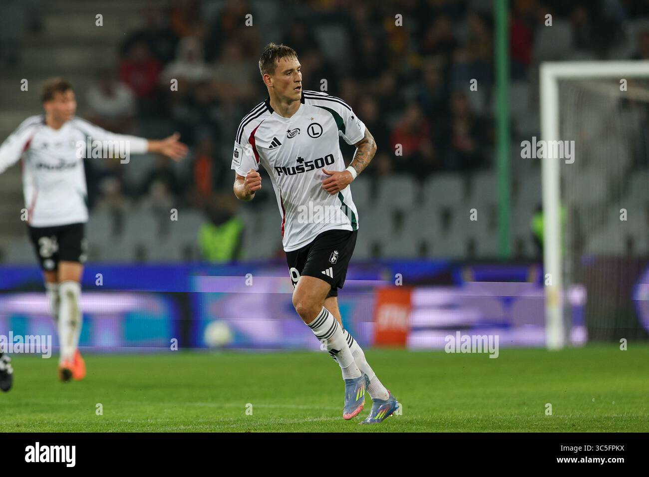 Mileta Rajovic of Legia Warszawa seen in action during the Polish ...