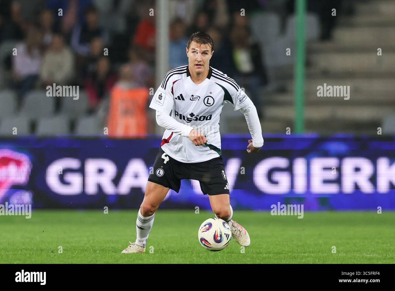 Marco Burch of Legia Warszawa seen in action during the Polish League ...
