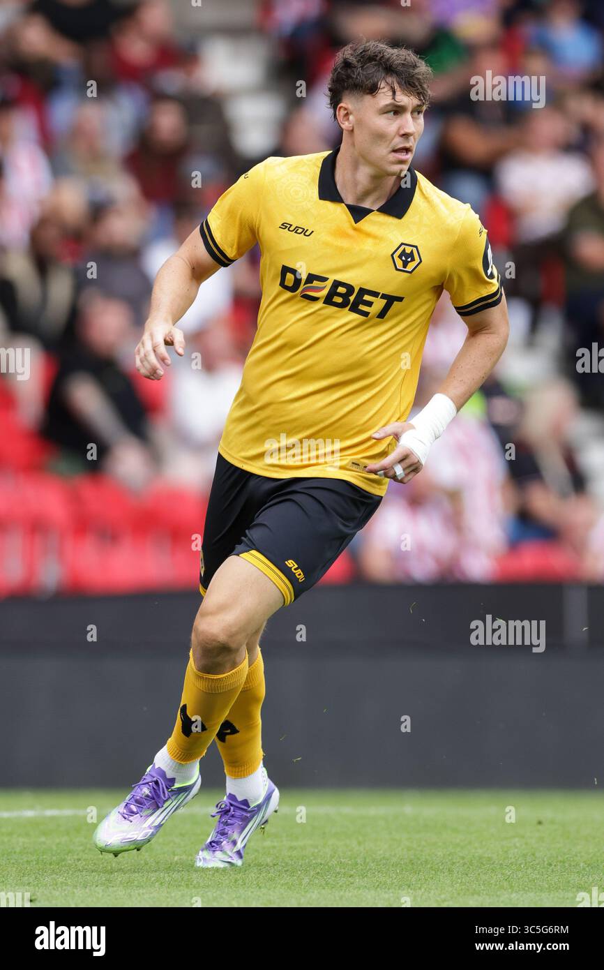 Wolverhampton Wanderers' Jorgen Strand Larsen during the pre-season ...