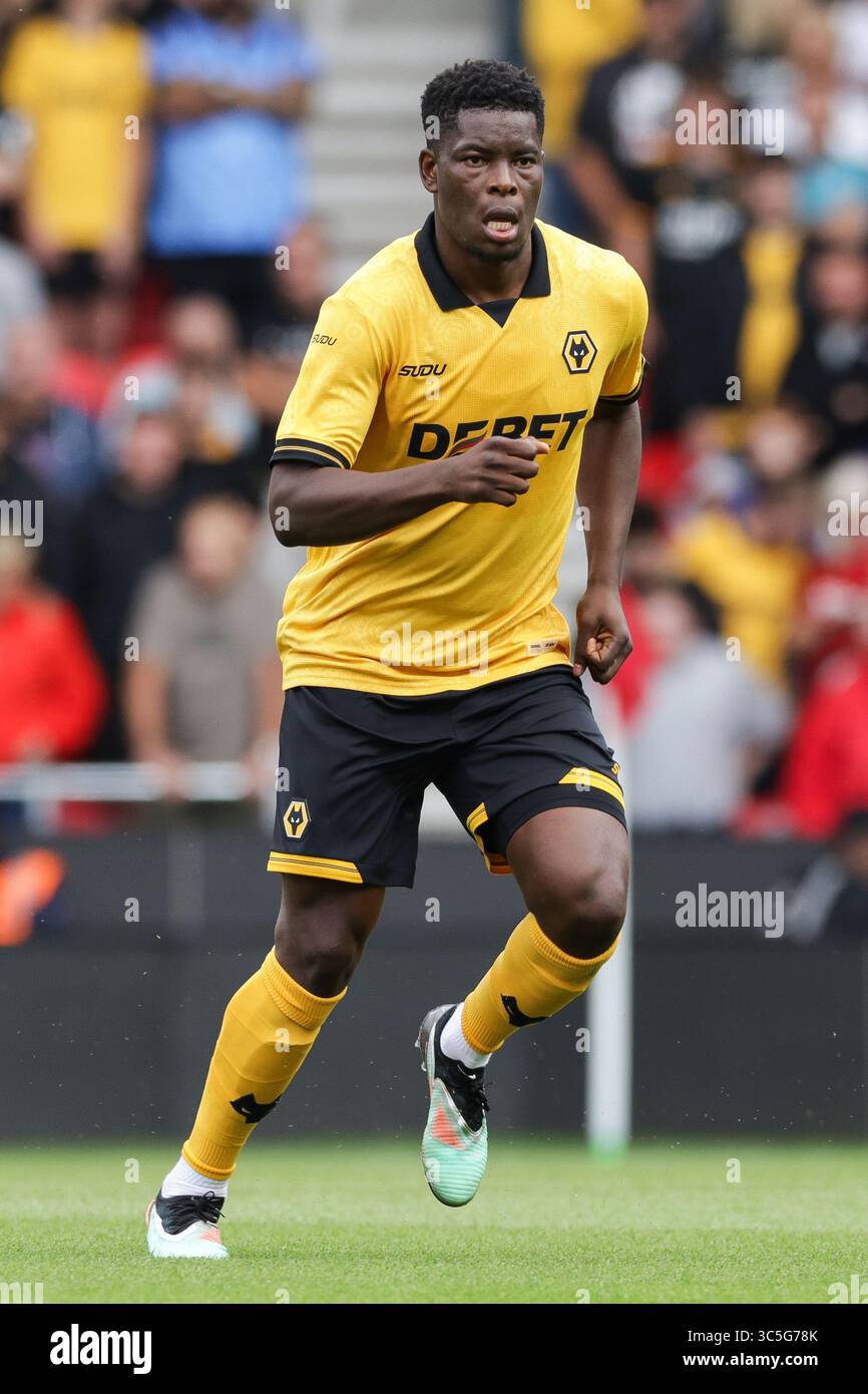 Wolverhampton Wanderers' Marshall Munetsi during the pre-season ...