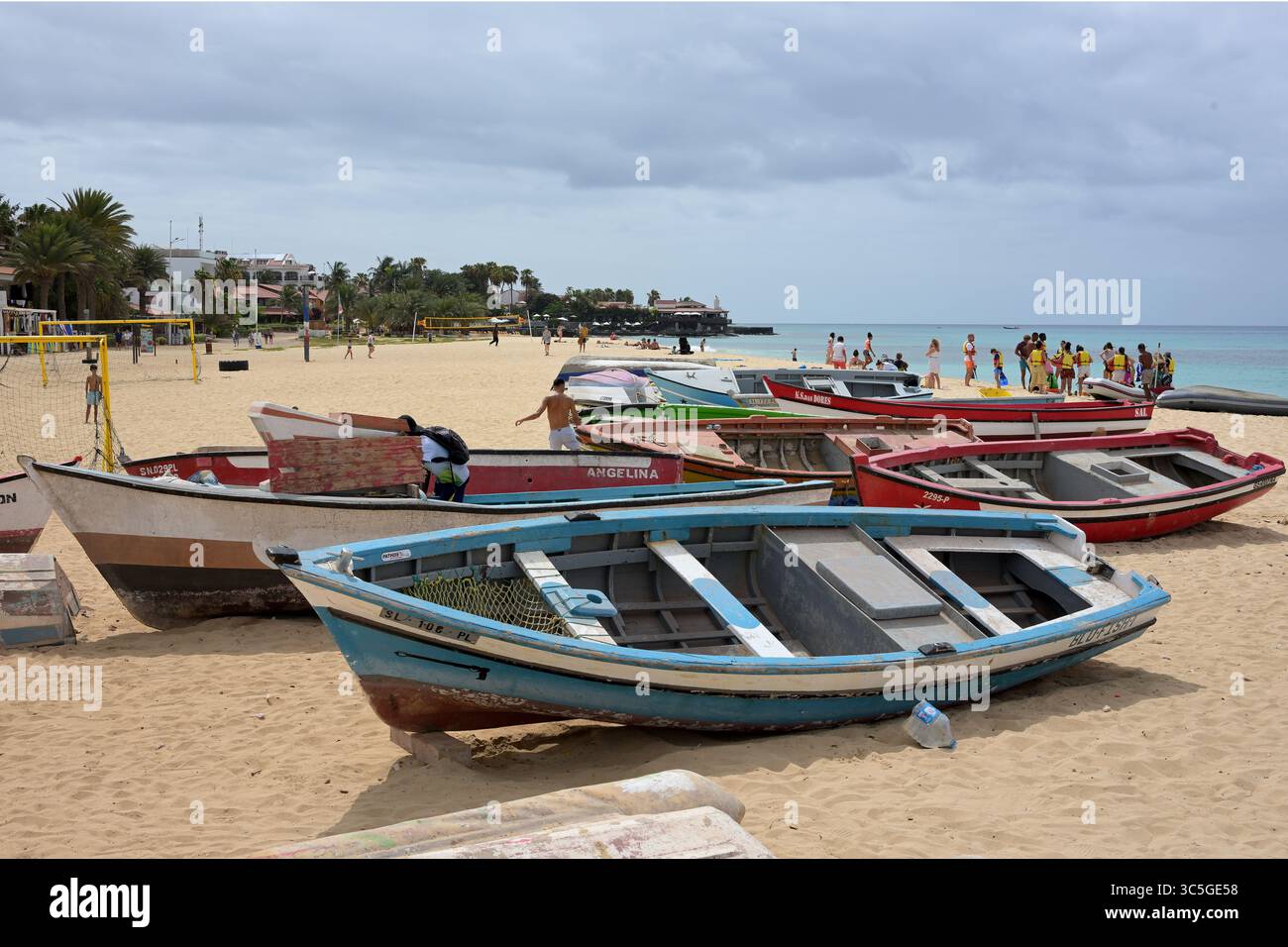 Santa Maria beach, Sal Island Cape Verde Africa Stock Photo - Alamy