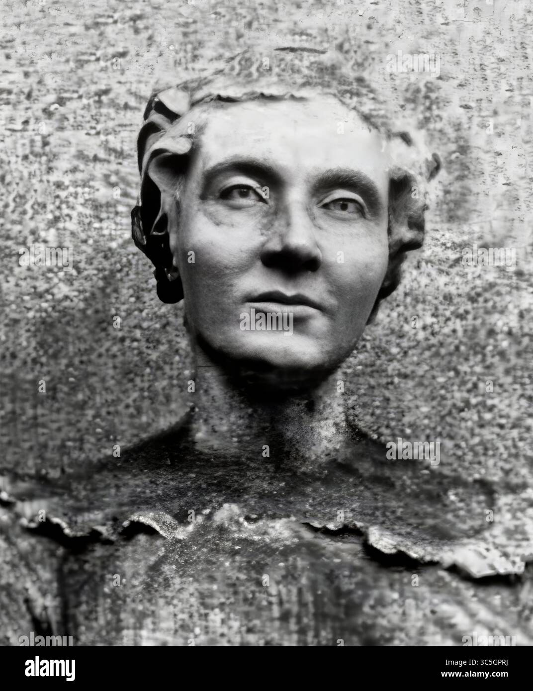 Bust of Marie-Sophie Germain, 1776 –1831, French mathematician ...