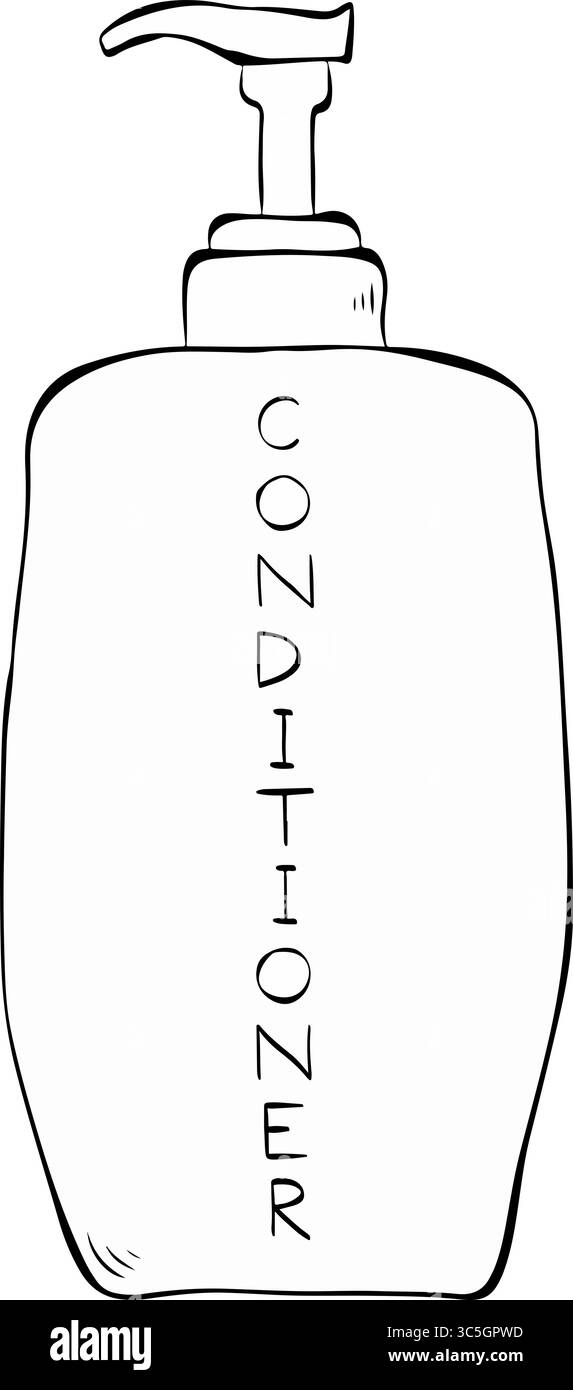 Conditioner hair bottle icon Cut Out Stock Images & Pictures - Alamy