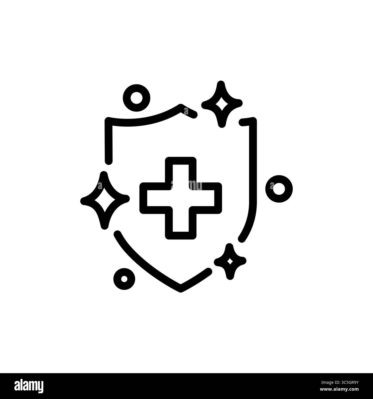 Icon contamination control Stock Vector Images - Alamy