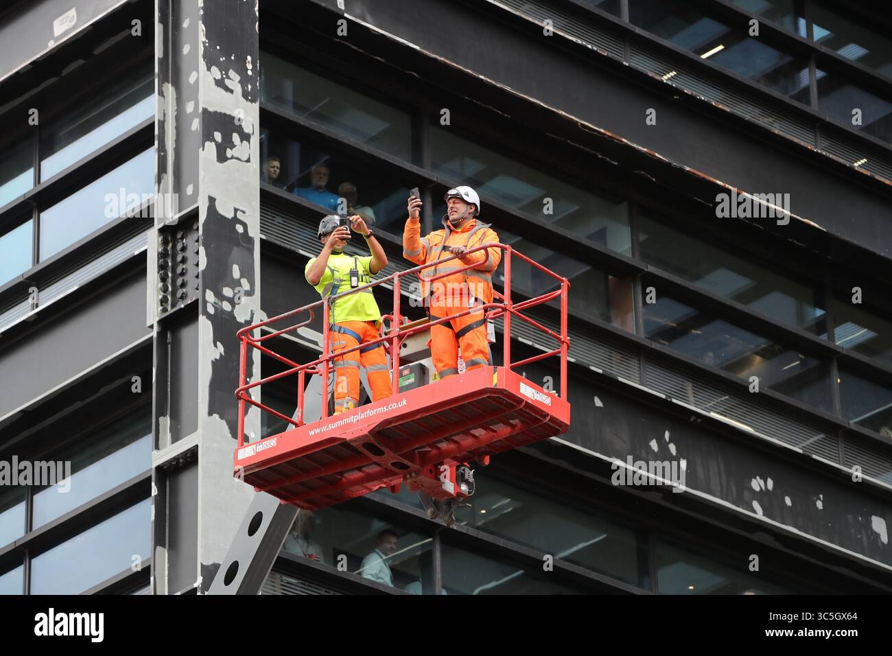 Workers at height, UK. 2025 Stock Photo - Alamy