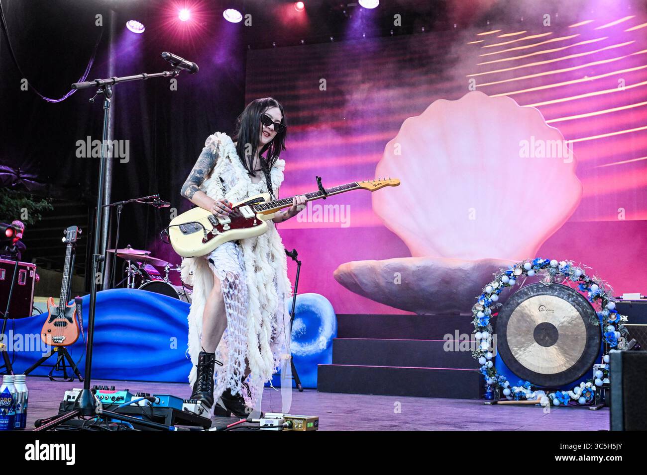 Michelle Zauner of Japanese Breakfast performing on stage at Project ...