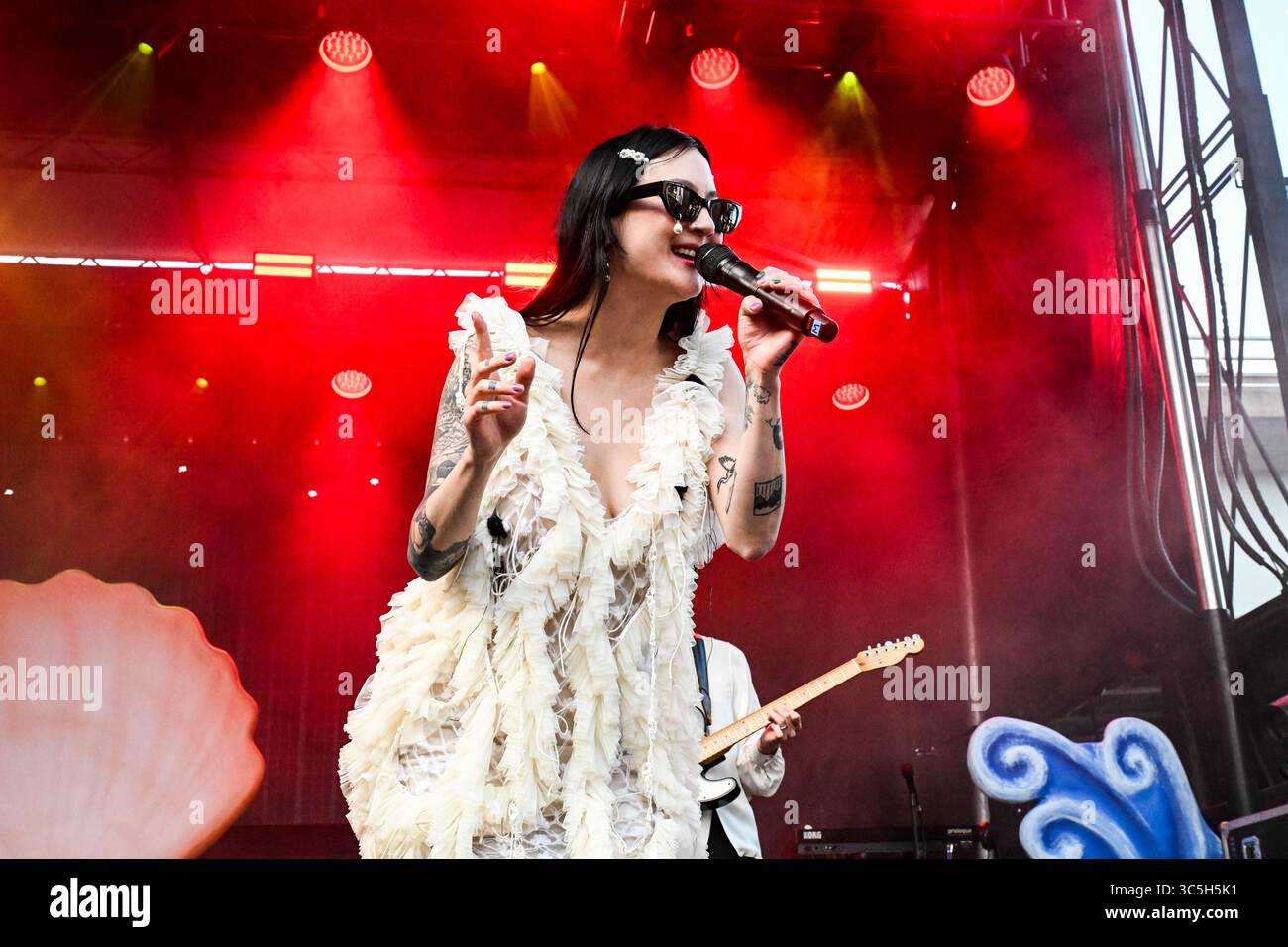 Michelle Zauner of Japanese Breakfast performing on stage at Project ...
