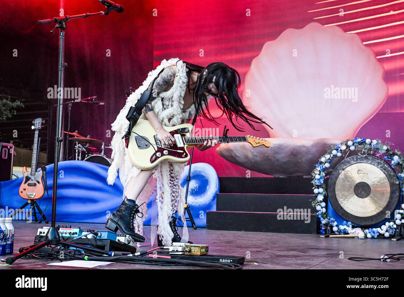 Michelle Zauner of Japanese Breakfast performing on stage at Project ...