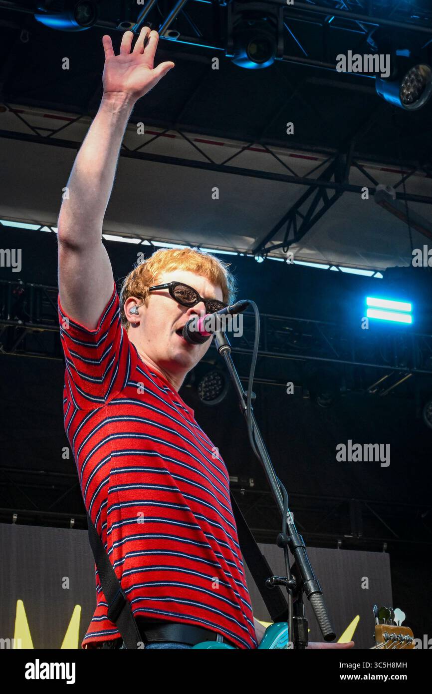 Eamon Sandwith of The Chats performing onstage at Day 1 of the Project ...