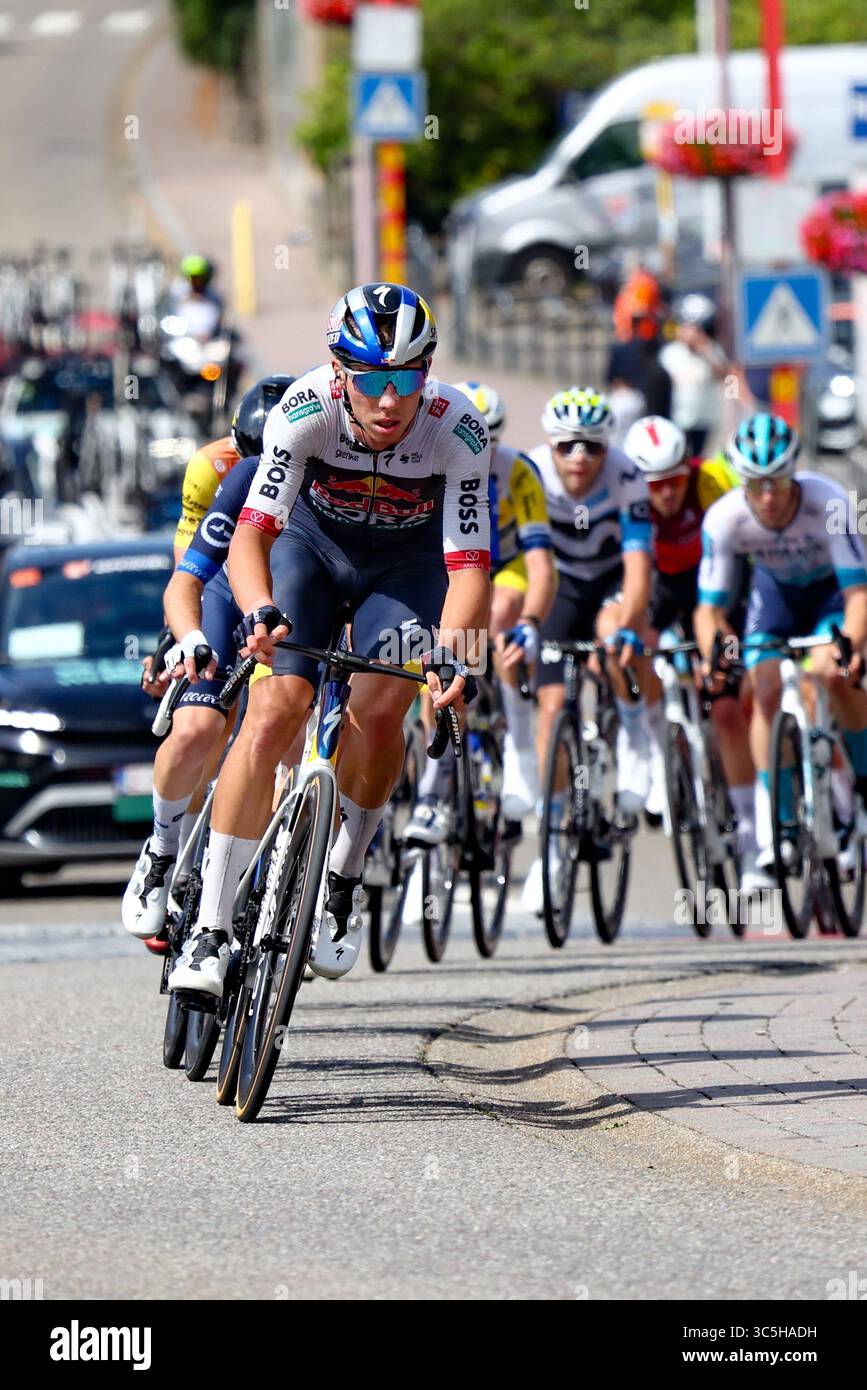 Polish Filip Maciejuk of RedBull-BORA-hansgrohe pictured in action ...