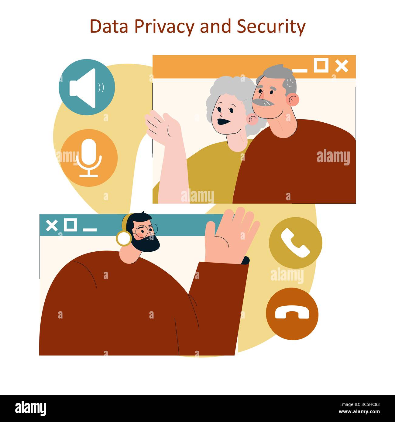Visual representation data security emphasizing hi-res stock ...