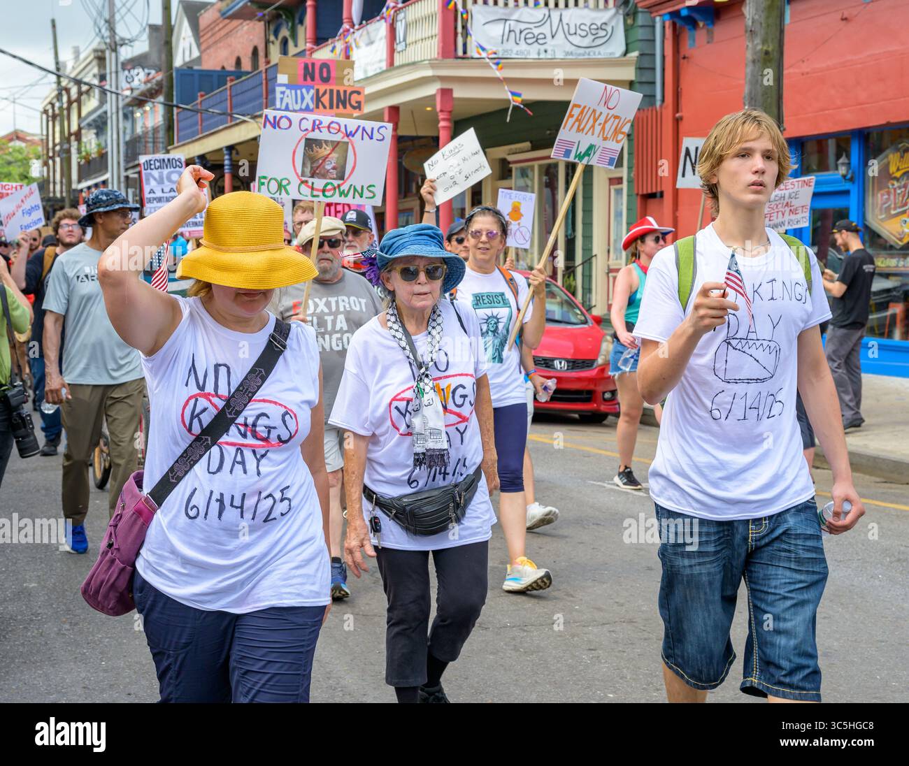 No crowns for clowns sign hi-res stock photography and images - Alamy
