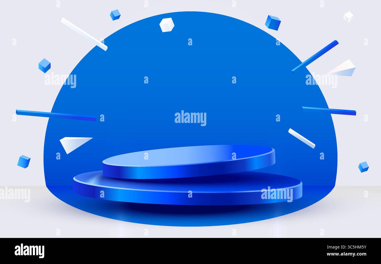 Podium scene background. Product presentation, mock up. Winner stage ...