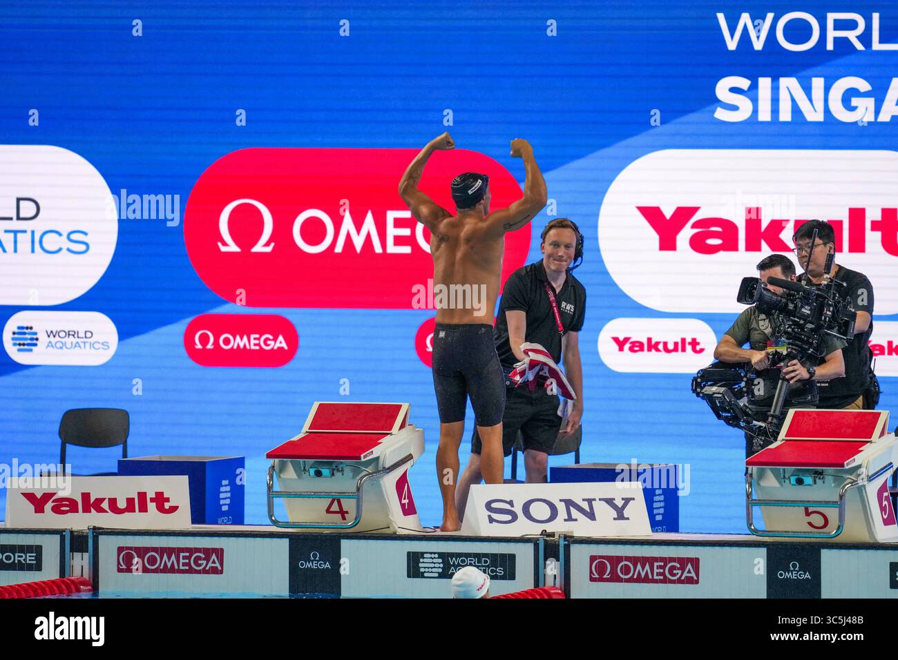 Luca Urlando (USA) during the World Aquatics Championships – Swimming ...