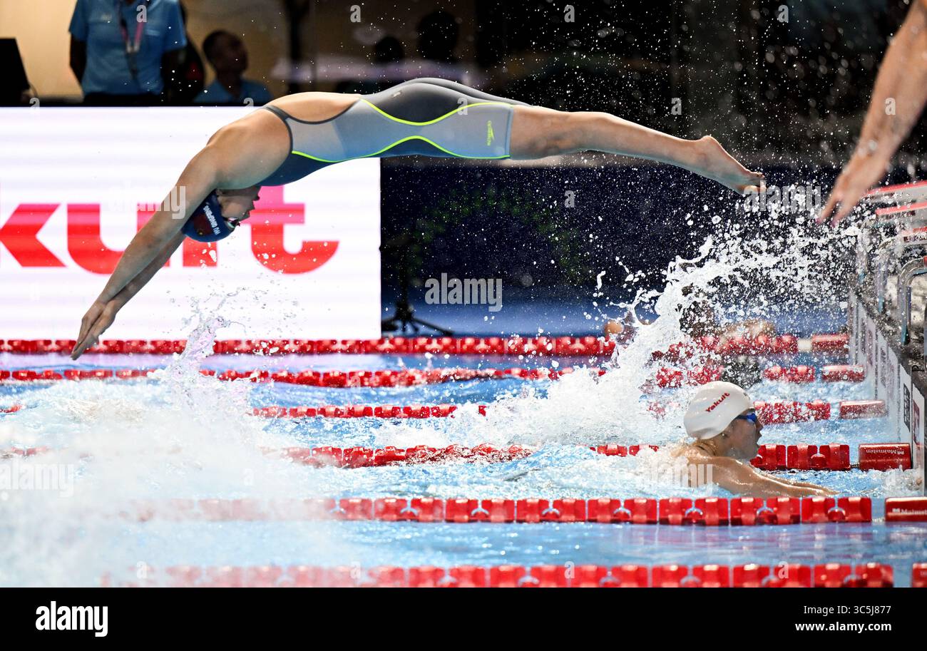 Singapore. 30th July, 2025. Team China's Wu Qingfeng (top) and Zhang ...