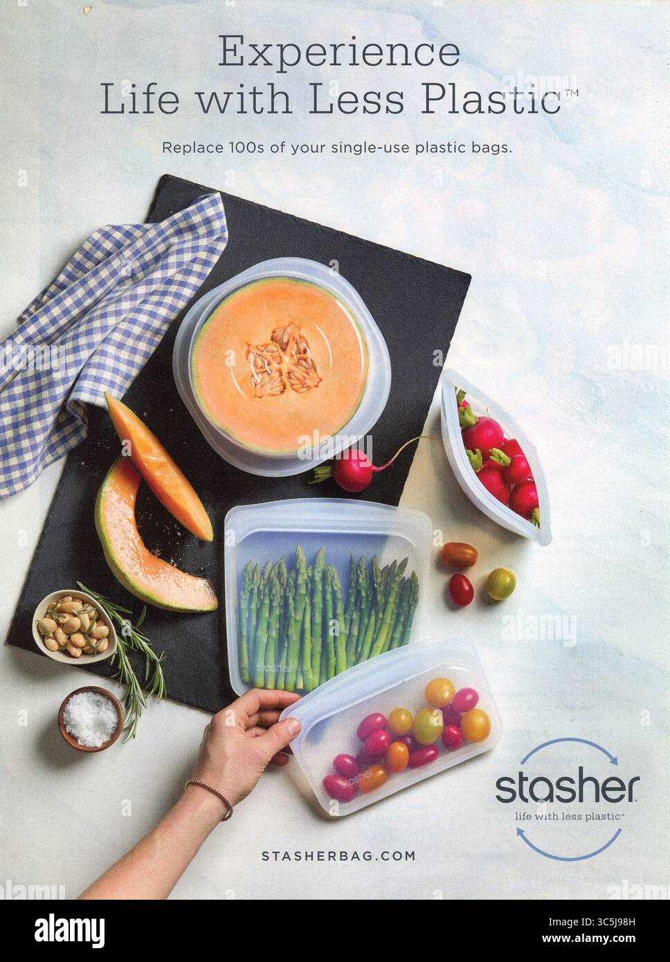 Food and lifestyle magazine advert, 2025, United States Stock Photo - Alamy