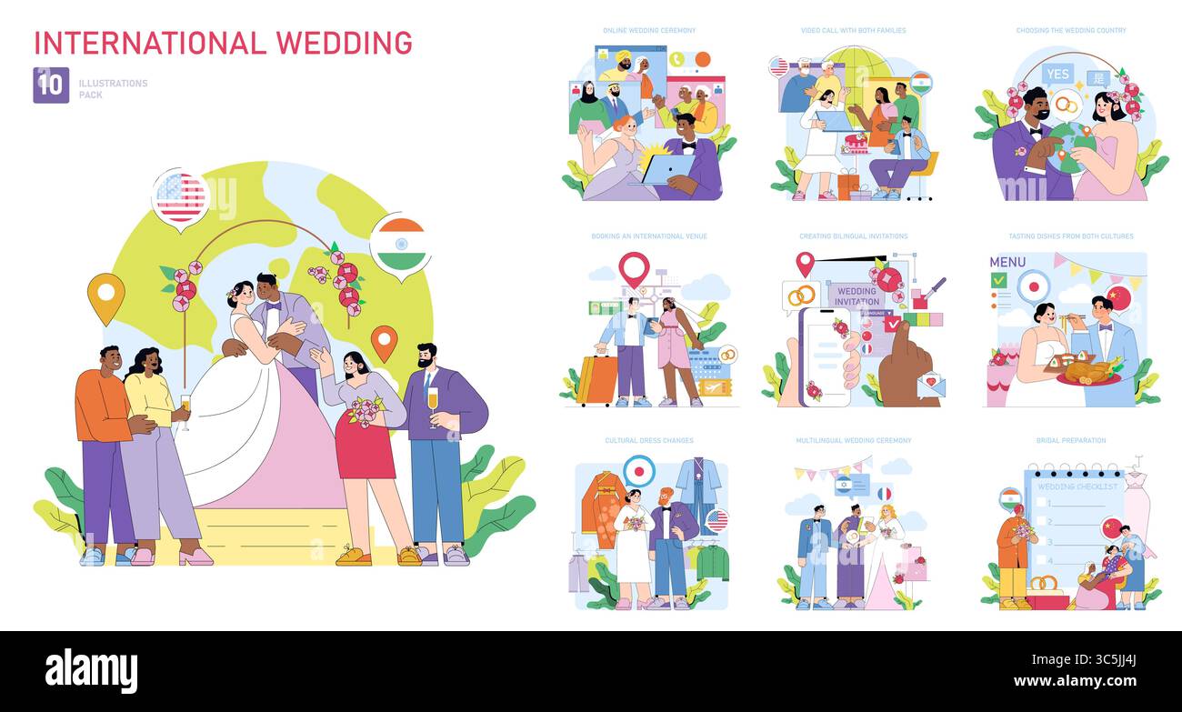 Cross cultural bonding Cut Out Stock Images & Pictures - Alamy