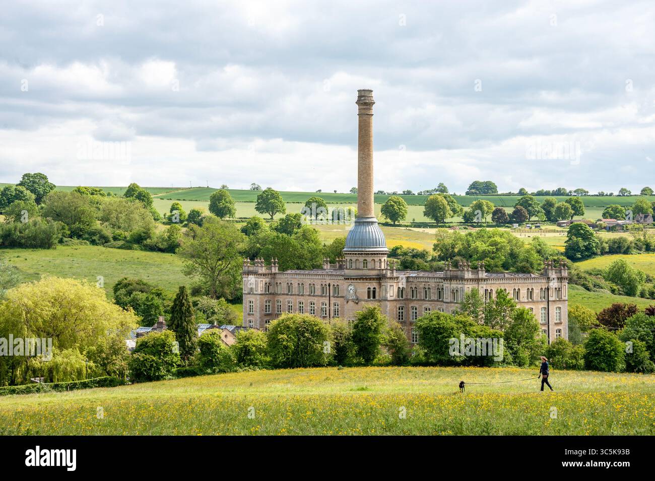 Bliss Tweed Mill, near Chipping Norton, Oxfordshire, UK, is a former ...
