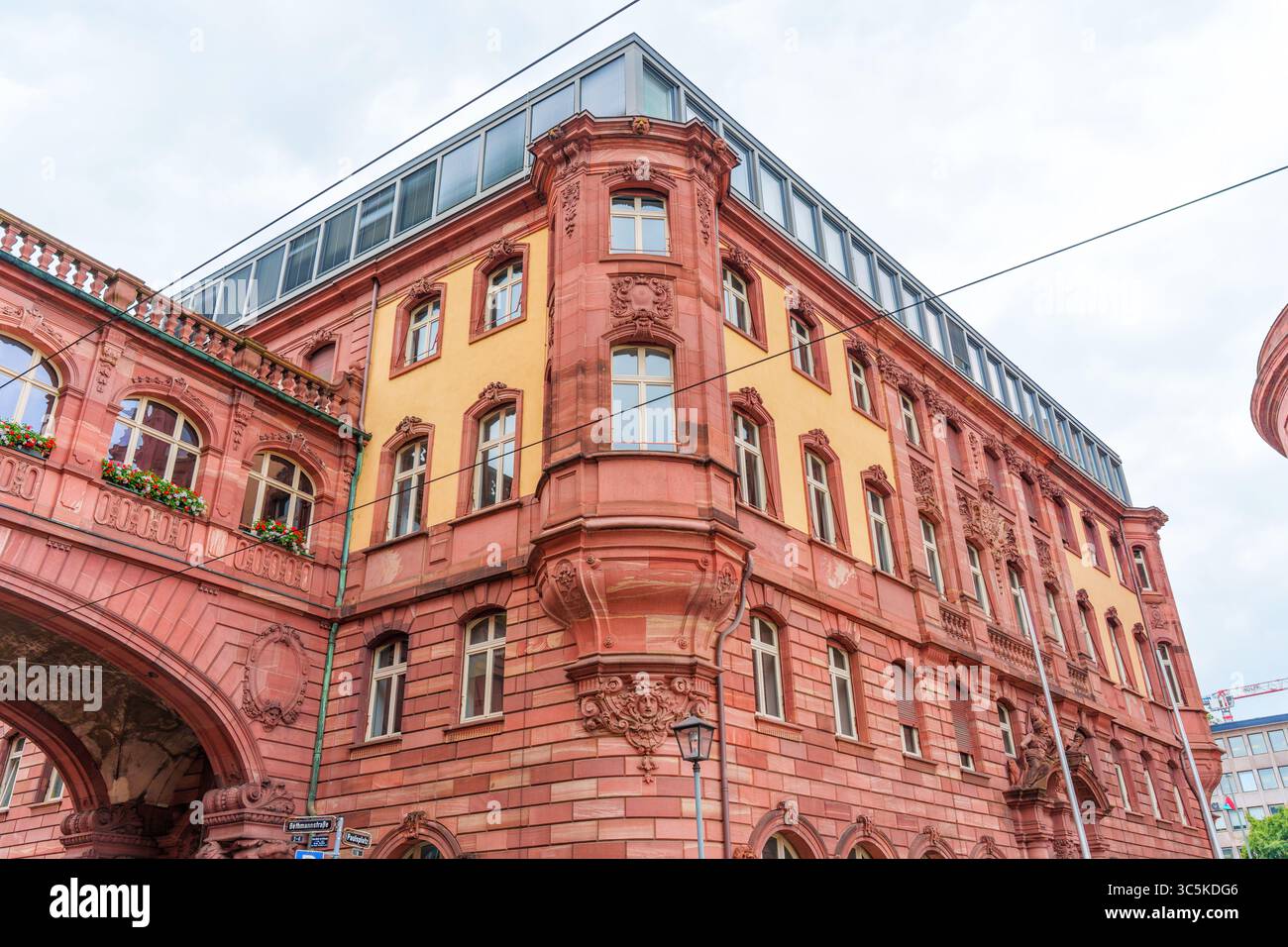 Frankfurt, Germany - June 10, 2025: Architectural blend of historical ...