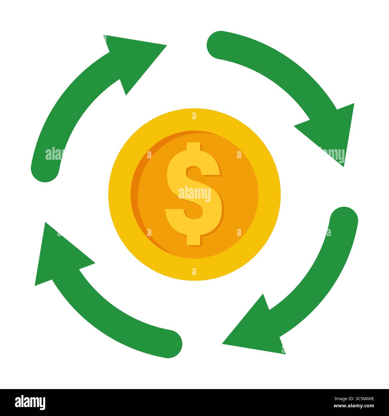 Golden coin symbol symbolizing Stock Vector Images - Alamy